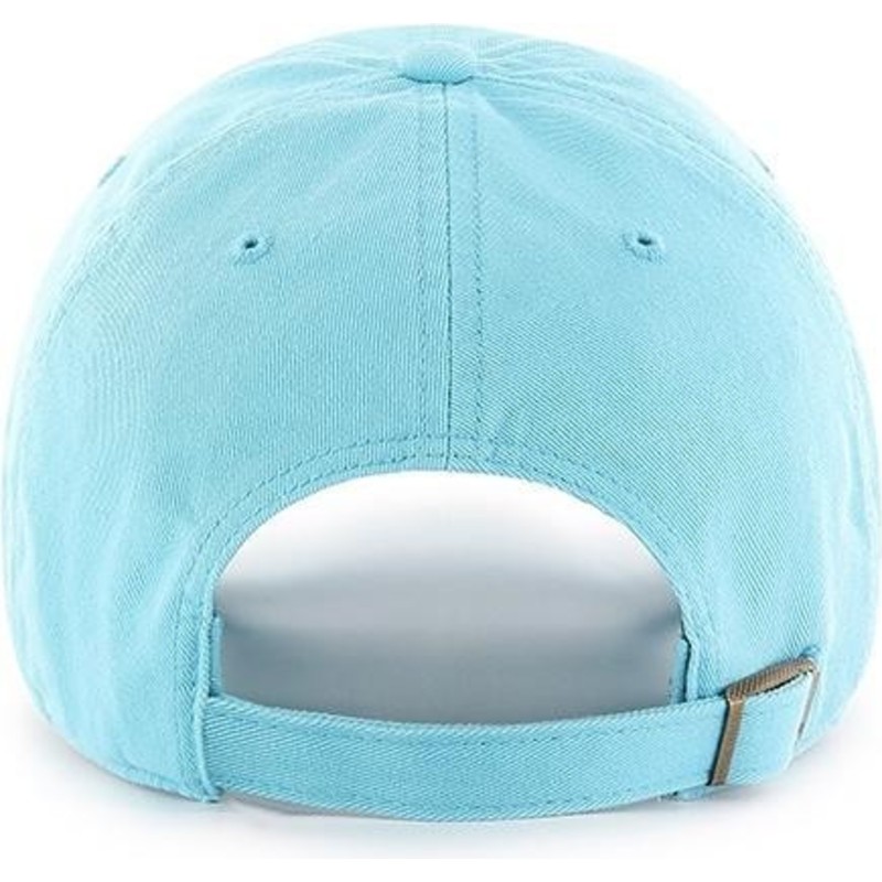 47 Brand Curved Brim New York Yankees MLB Clean Up Baby Blue Cap ...