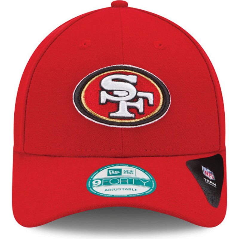 New Era Curved Brim 9FORTY The League San Francisco 49ers NFL Red ...