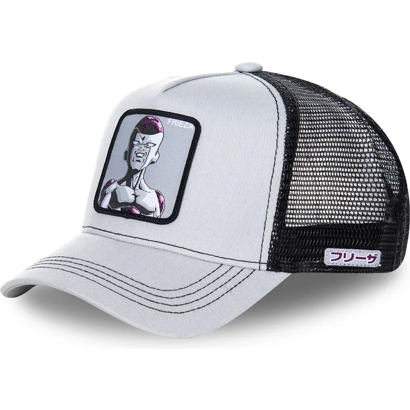 Capslab Frieza FRE Dragon Ball Grey Trucker Hat: Caphunters.co.uk