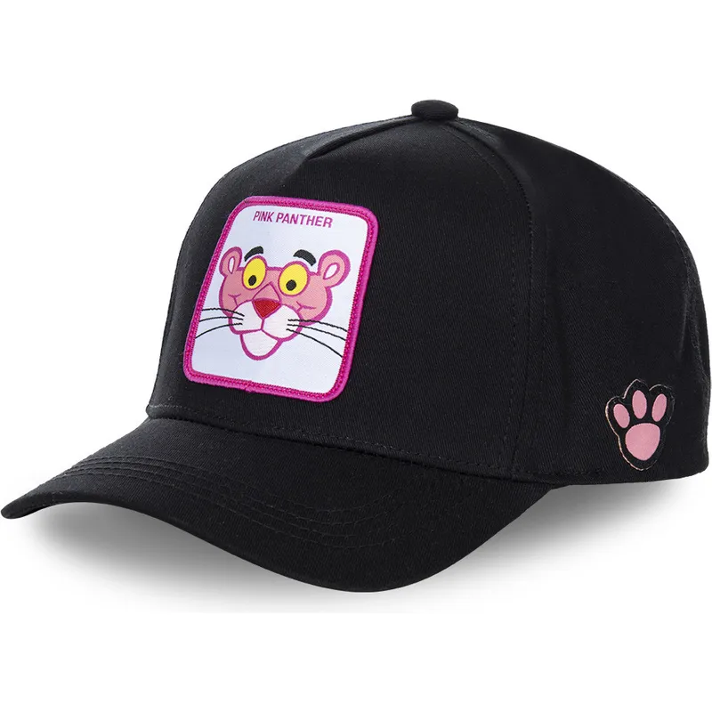 Capslab Curved Brim The Pink Panther PANT3 Black Snapback Cap ...