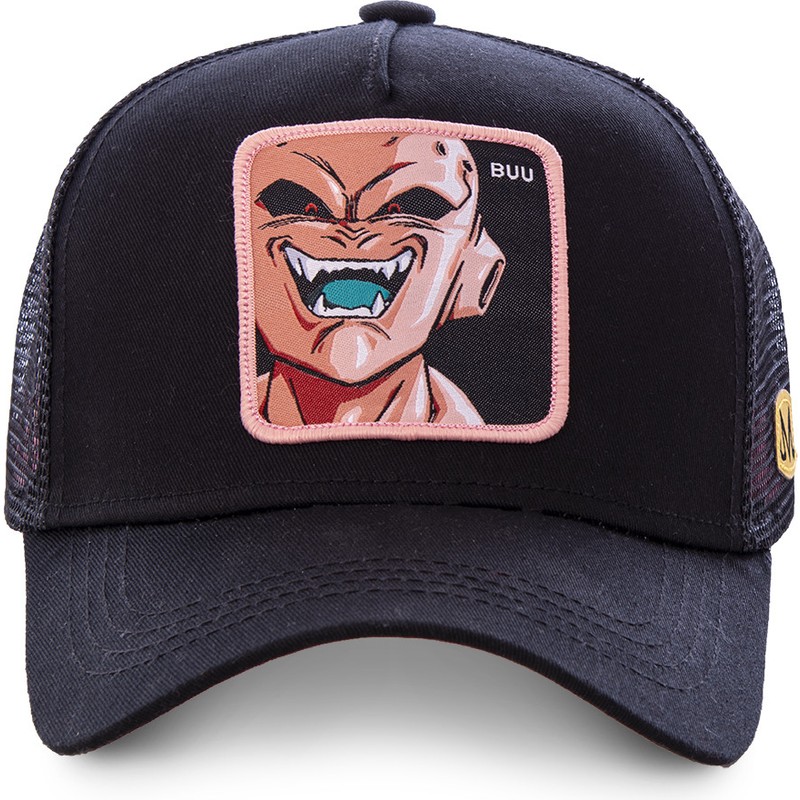 Capslab Kid Buu BUU Dragon Ball Black Trucker Hat: Caphunters.co.uk