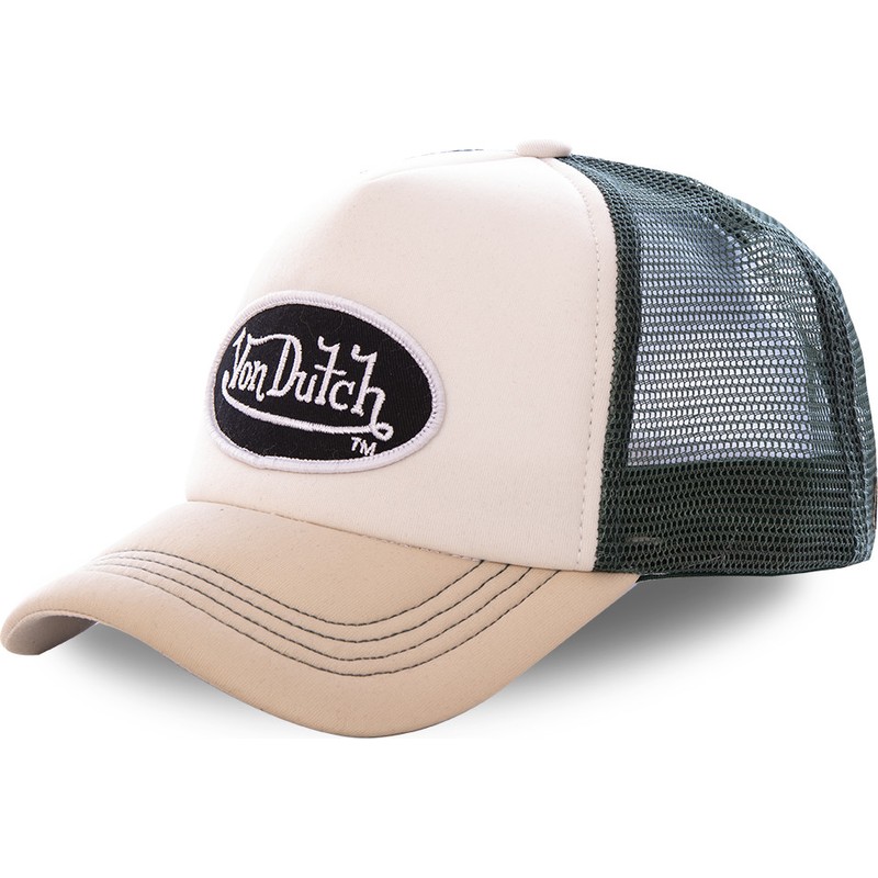 Von Dutch FAO NUD Beige Trucker Hat: Caphunters.co.uk