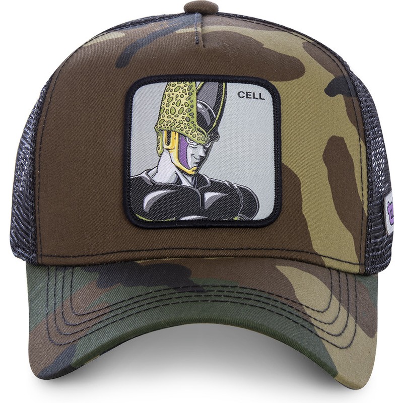 Capslab Cell CEL Dragon Ball Camouflage Trucker Hat: Caphunters.co.uk