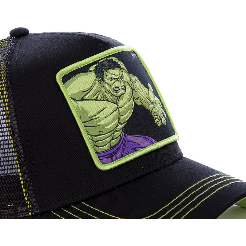 Capslab Hulk HLK5 Marvel Comics Black Trucker Hat: Caphunters.co.uk