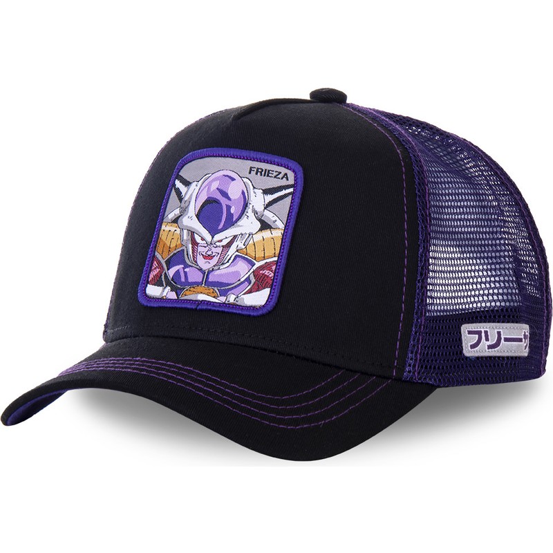 Capslab Frieza FRI1 Dragon Ball Black and Purple Trucker Hat ...