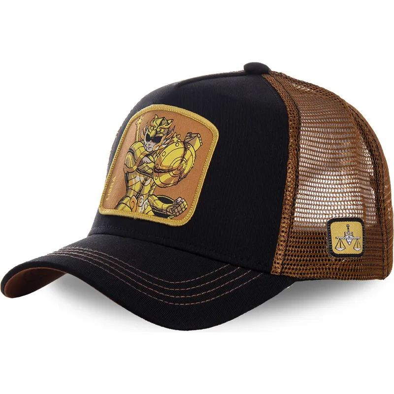 Capslab Libra LIB Saint Seiya: Knights of the Zodiac Black and Brown ...