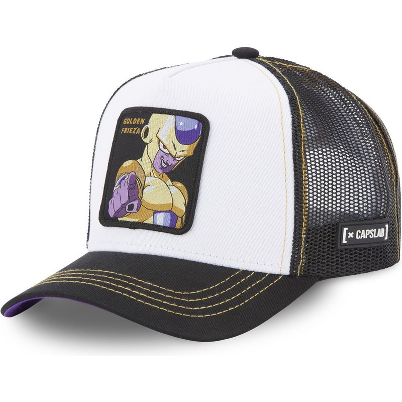 Capslab Golden Frieza DBSB1 FRI1 Dragon Ball White and Black Trucker ...
