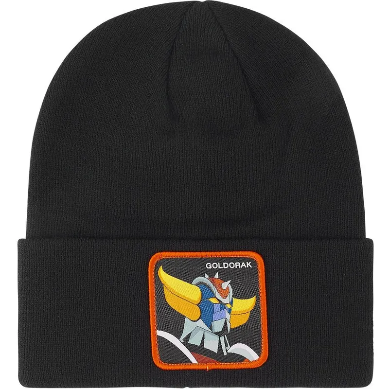 Capslab Robot Grendizer Goldorak BON GOL1 Black Beanie: Caphunters.co.uk