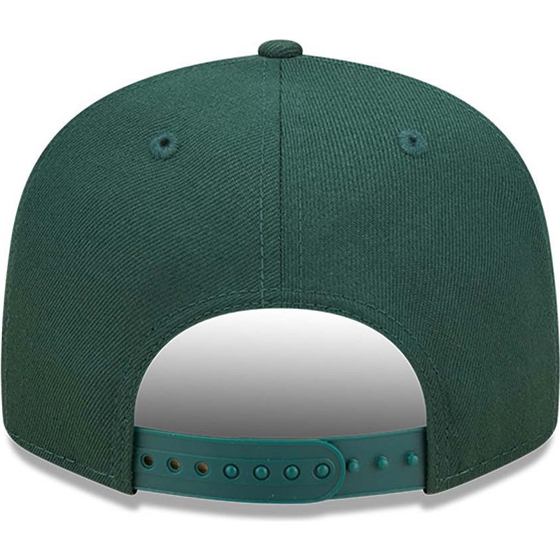 New Era Flat Brim 9FIFTY Repreve Los Angeles Dodgers MLB Green Snapback ...