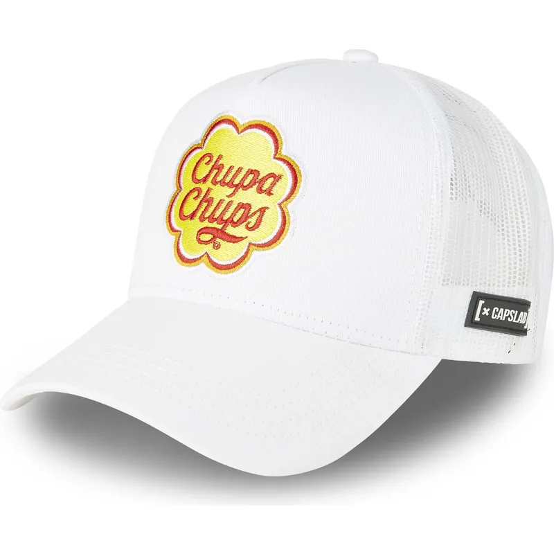 Capslab CC13 Chupa Chups White Trucker Hat: Caphunters.co.uk