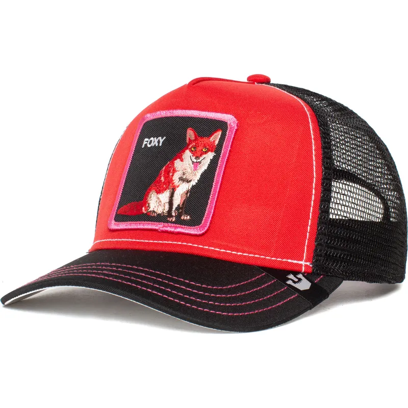 Goorin Bros. Foxy Fox Trip The Farm Red and Black Trucker Hat ...
