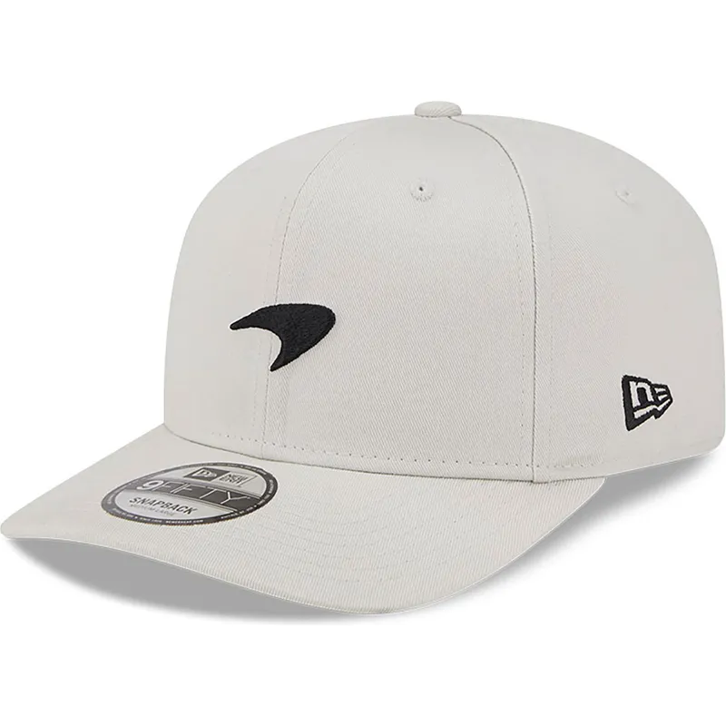 New Era Curved Brim 9FIFTY Seasonal McLaren Racing Formula 1 Beige ...