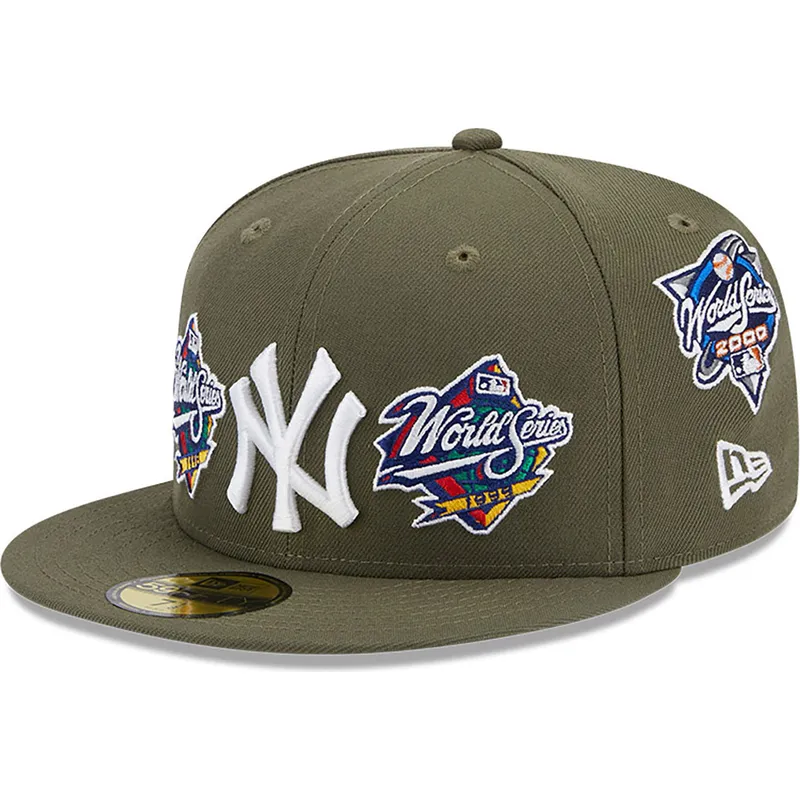 New Era Flat Brim 59FIFTY World Series New York Yankees MLB Green ...