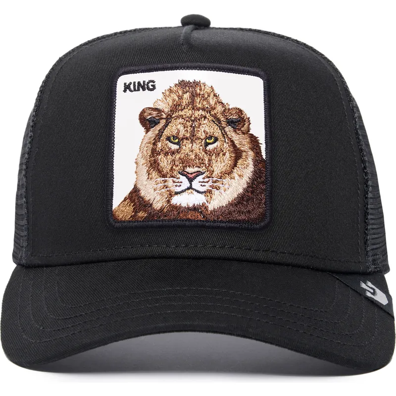Goorin Bros. The King Lion The Farm Black Trucker Hat: Caphunters.co.uk