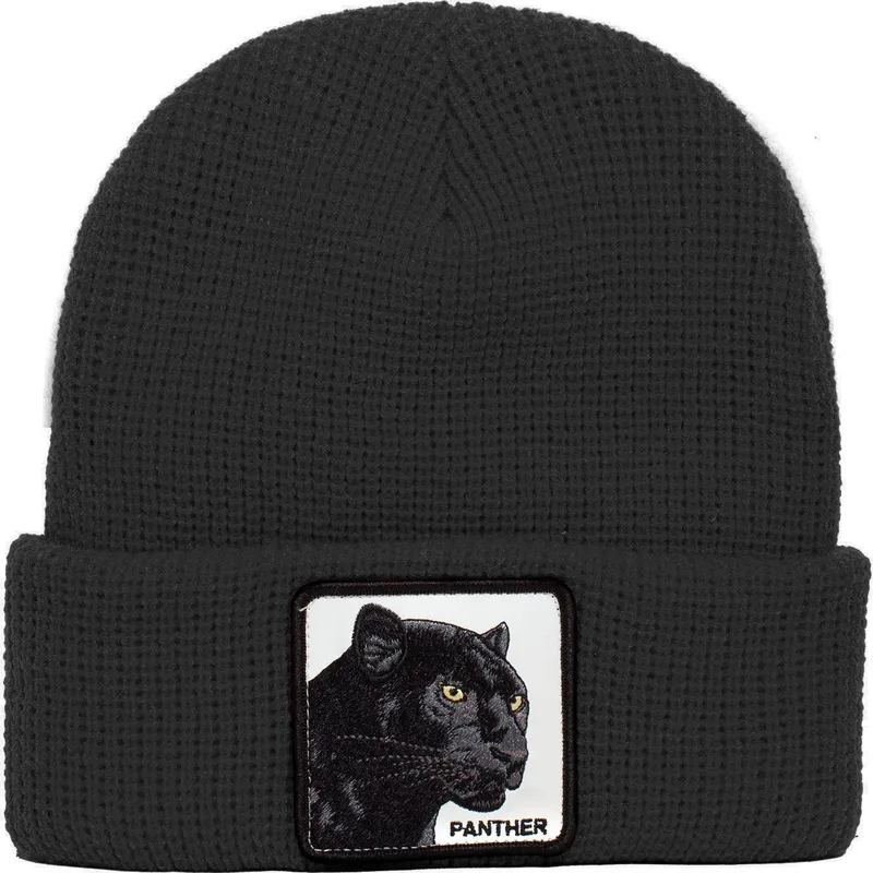 Goorin Bros. Panther Vision The Farm Black Beanie: Caphunters.co.uk