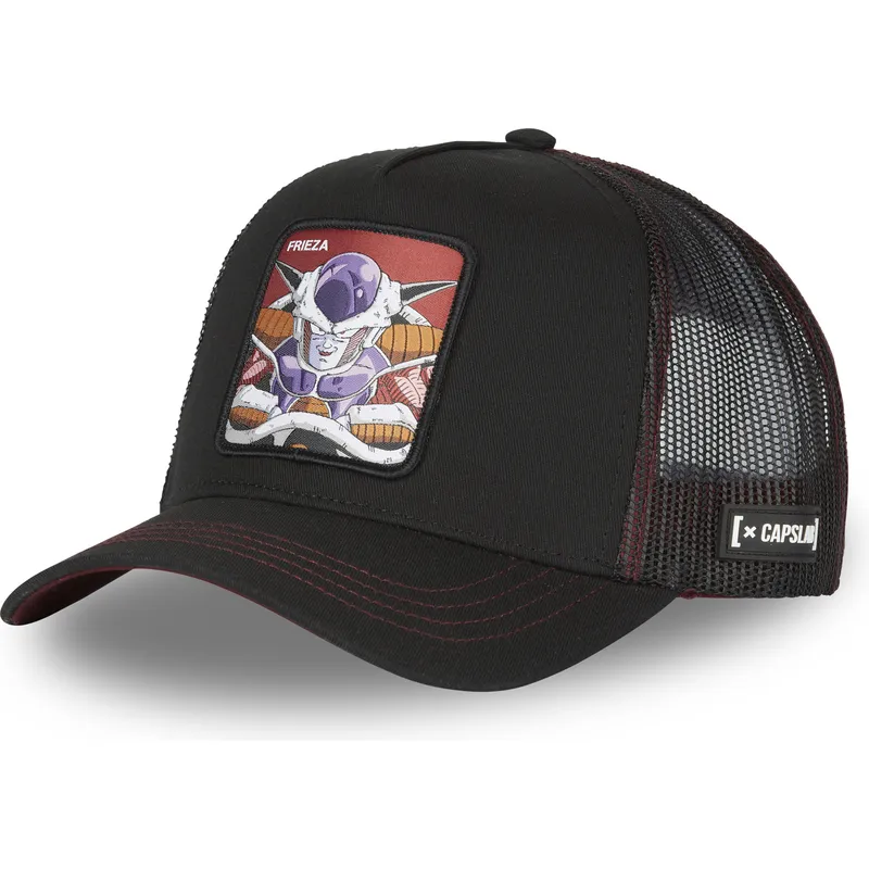 Capslab Frieza DBZ6 FRI1 Dragon Ball Black Trucker Hat: Caphunters.co.uk