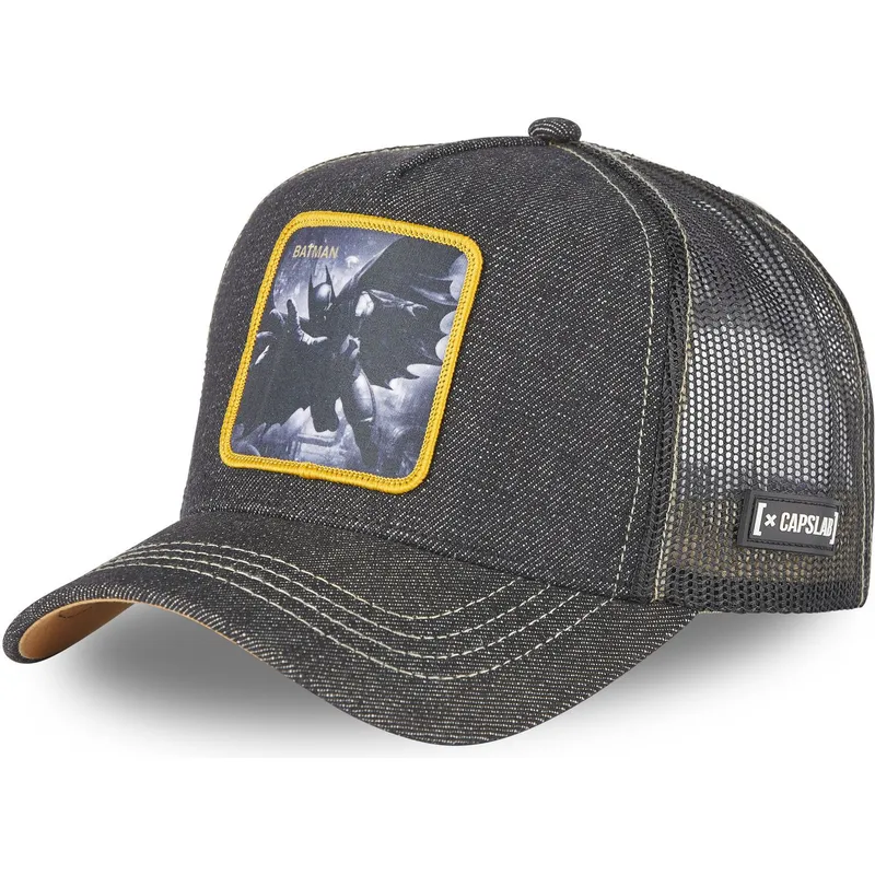 Capslab Batman DC6 BAT1 DC Comics Black Trucker Hat: Caphunters.co.uk