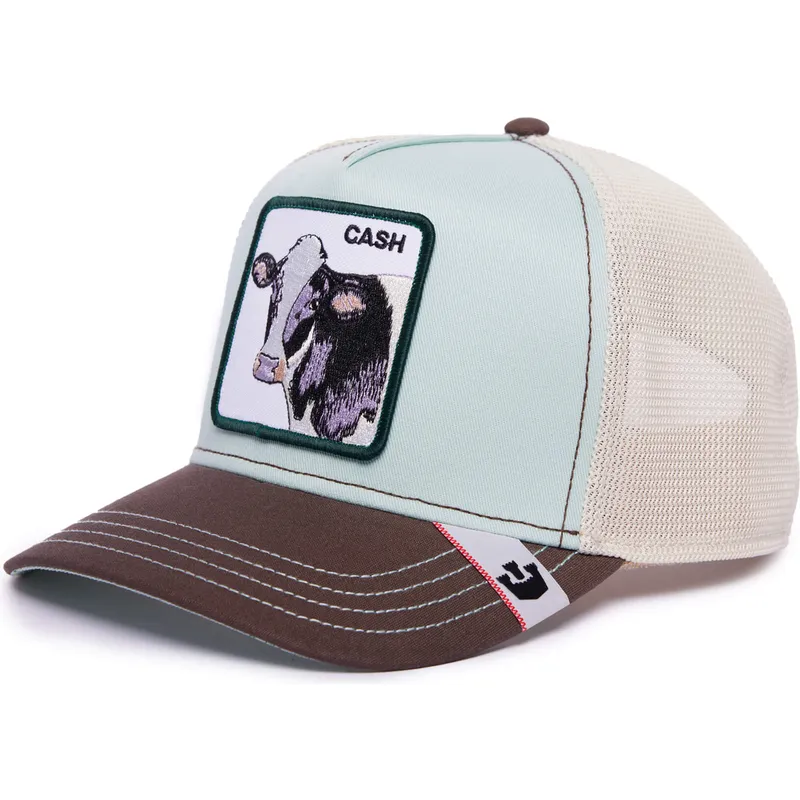 Goorin Bros. Cow Cash MV Bovine The Farm MVP Green and Brown Trucker ...