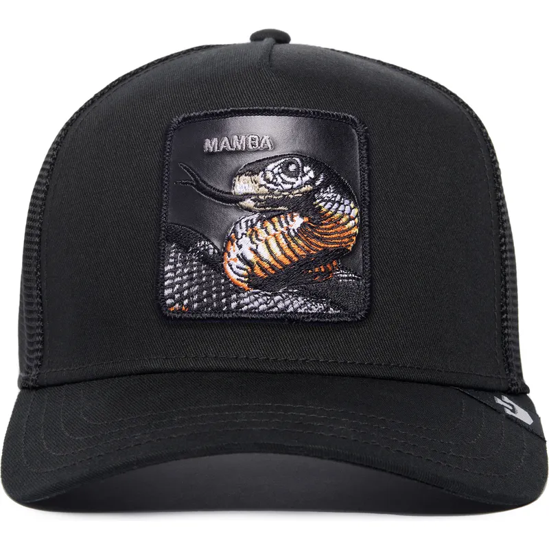Goorin Bros. Snake Mamba The Farm Premium Black Trucker Hat: Caphunters ...