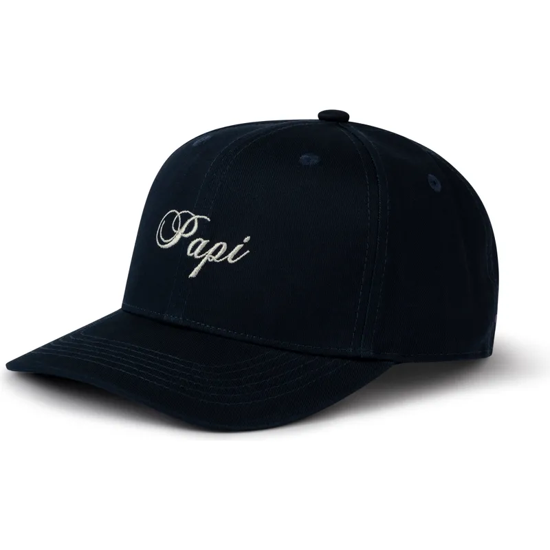 Pica Pica Curved Brim Papi Navy Blue Snapback Cap: Caphunters.co.uk