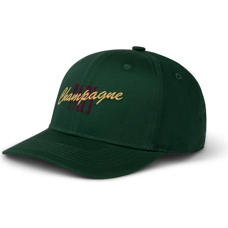 Pica Pica Curved Brim Champagne Papi Green Snapback Cap: Caphunters.co.uk