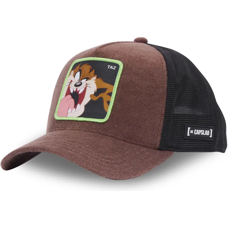 Capslab Tasmanian Devil TAZ3 CT Looney Tunes Brown and Black Trucker ...