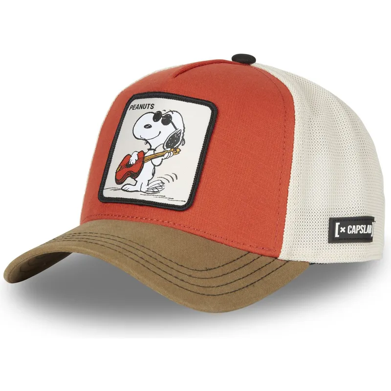 Capslab Snoopy PEA CT Peanuts Multicolor Trucker Hat: Caphunters.co.uk