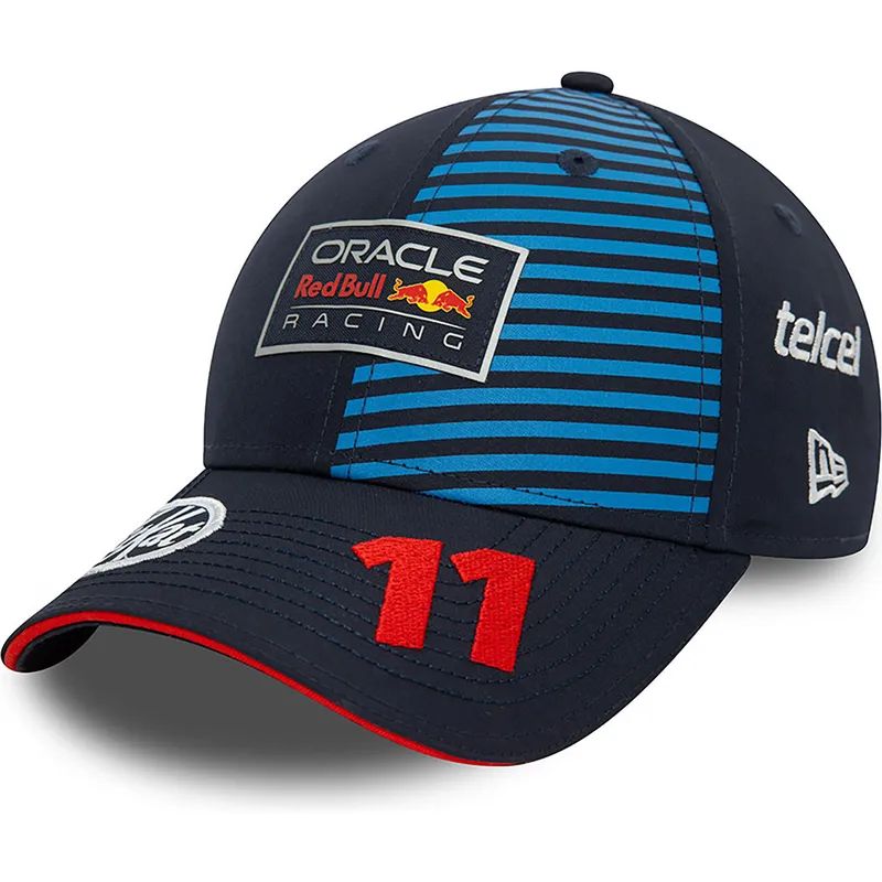 New Era Curved Brim Sergio Perez 9FORTY Red Bull Racing Formula 1 Navy ...