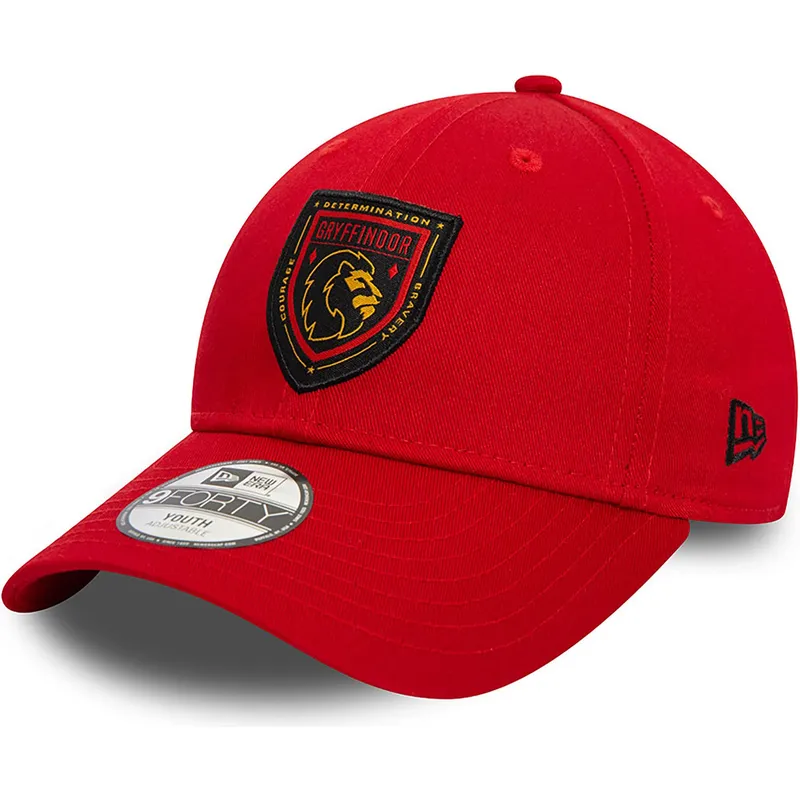 New Era Curved Brim Youth Harry Potter Gryffindor Red Snapback Cap ...