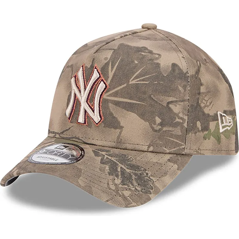 New Era Curved Brim 9FORTY Leaf Camo New York Yankees MLB Camouflage ...