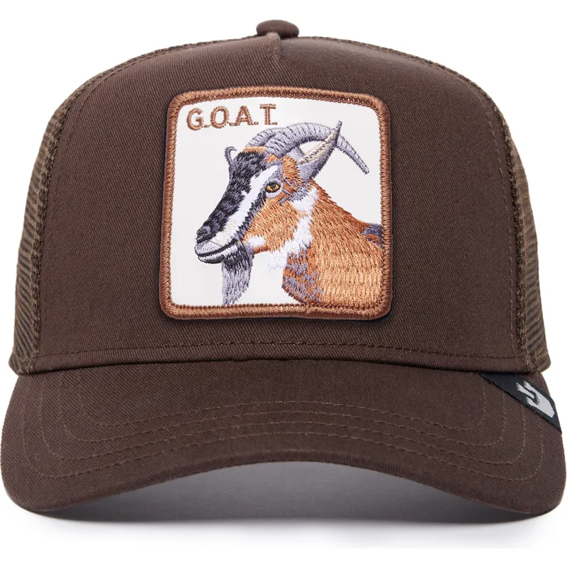 Goorin Bros. The GOAT The Farm Brown Trucker Hat: Caphunters.co.uk