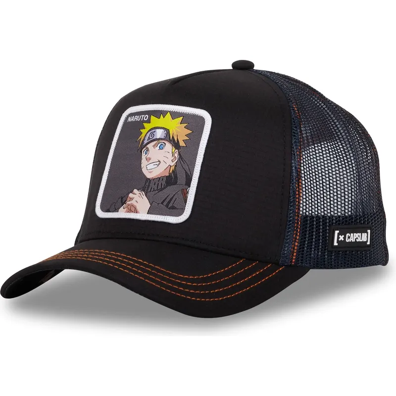 Capslab GRP Naruto Black Trucker Hat: Caphunters.co.uk