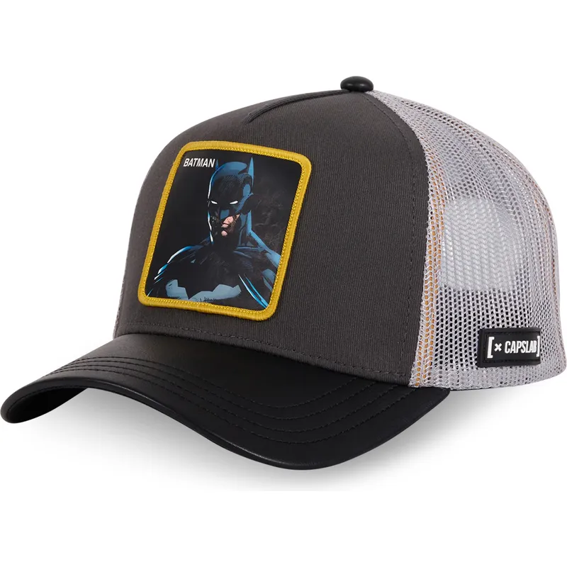 Capslab Batman REV DC Comics Black and Grey Trucker Hat: Caphunters.co.uk