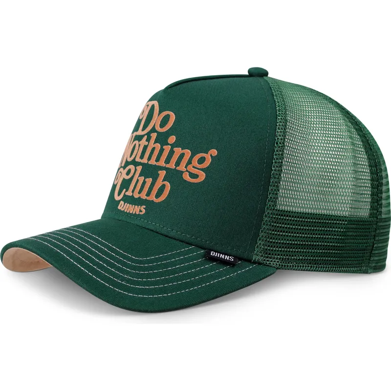 Djinns Do Nothing Club HFT DNC 30th Green Trucker Hat: Caphunters.co.uk