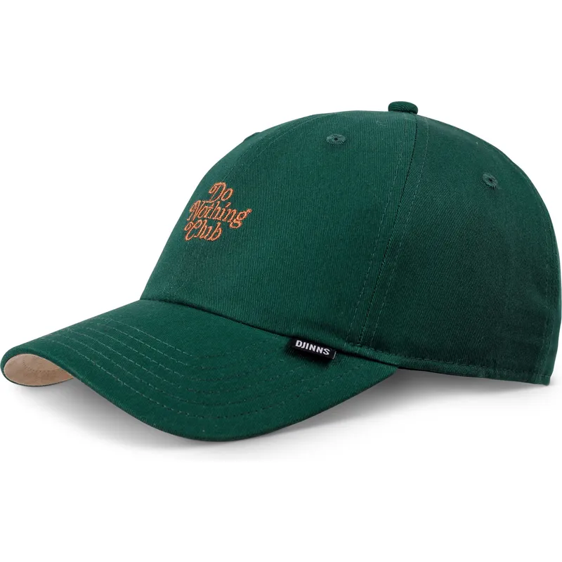 Djinns Curved Brim Do Nothing Club DNC 30th Green Adjustable Cap ...