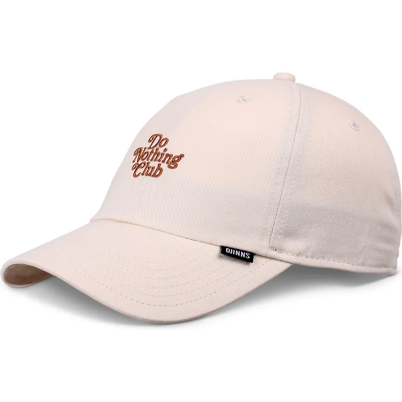 Djinns Curved Brim Do Nothing Club DNC 30th Beige Adjustable Cap ...