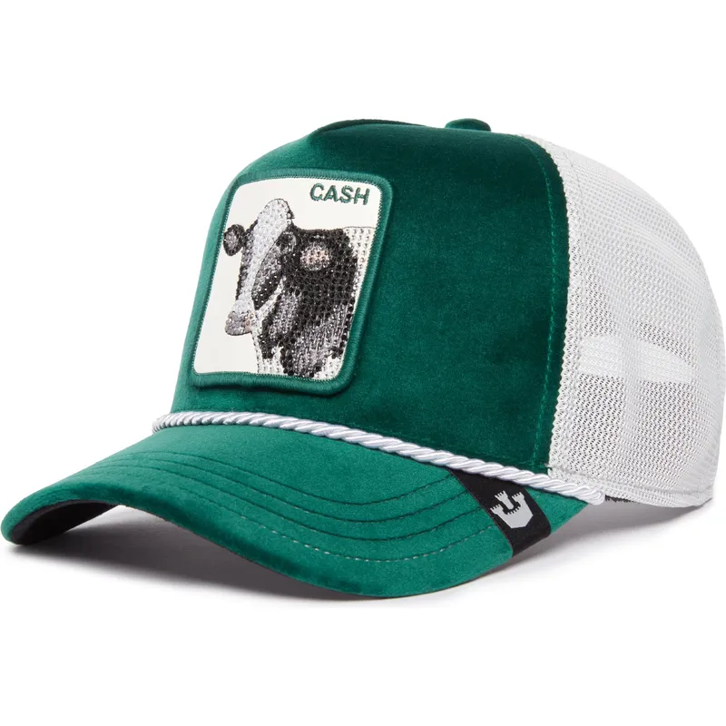 Goorin Bros. Cash Emerald Cow The Farm Jewel Tones Green and White ...