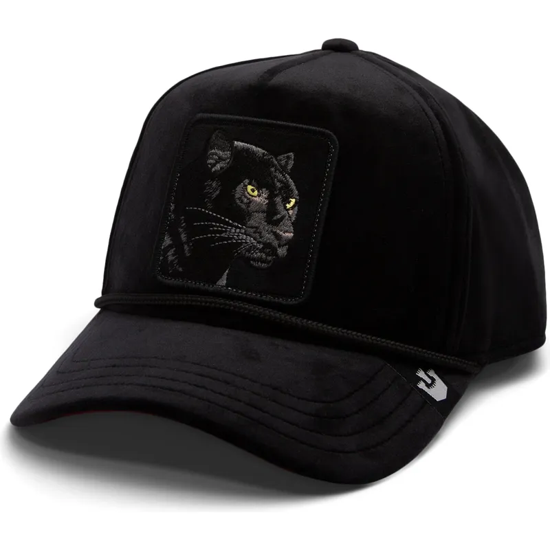 Goorin Bros. Curved Brim Panther Royalty The Farm Black Snapback Cap ...