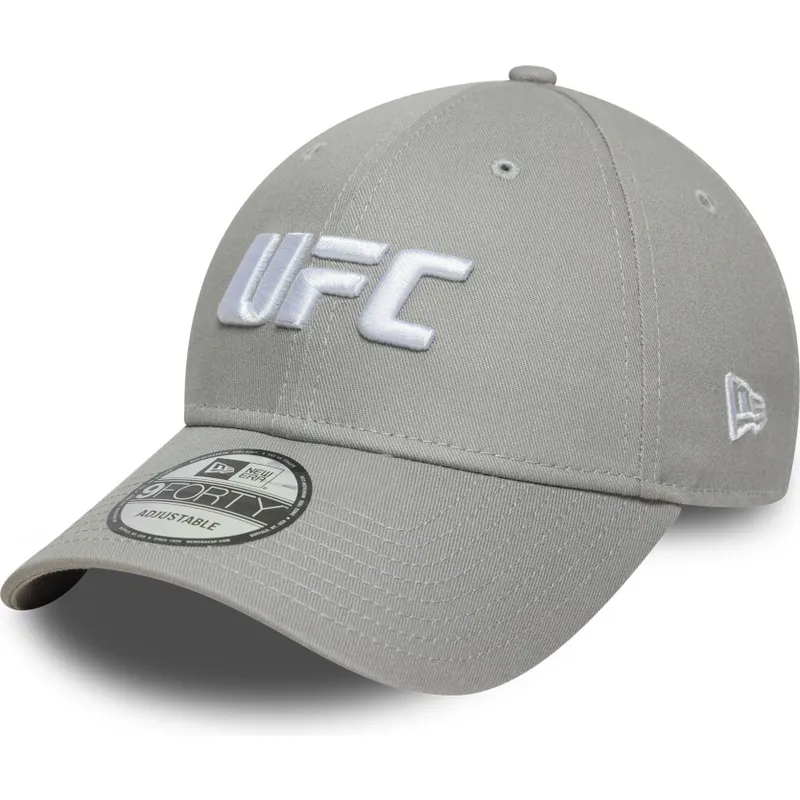 New Era Curved Brim 9FORTY Core UFC Ultimate Fighting Championship Grey ...