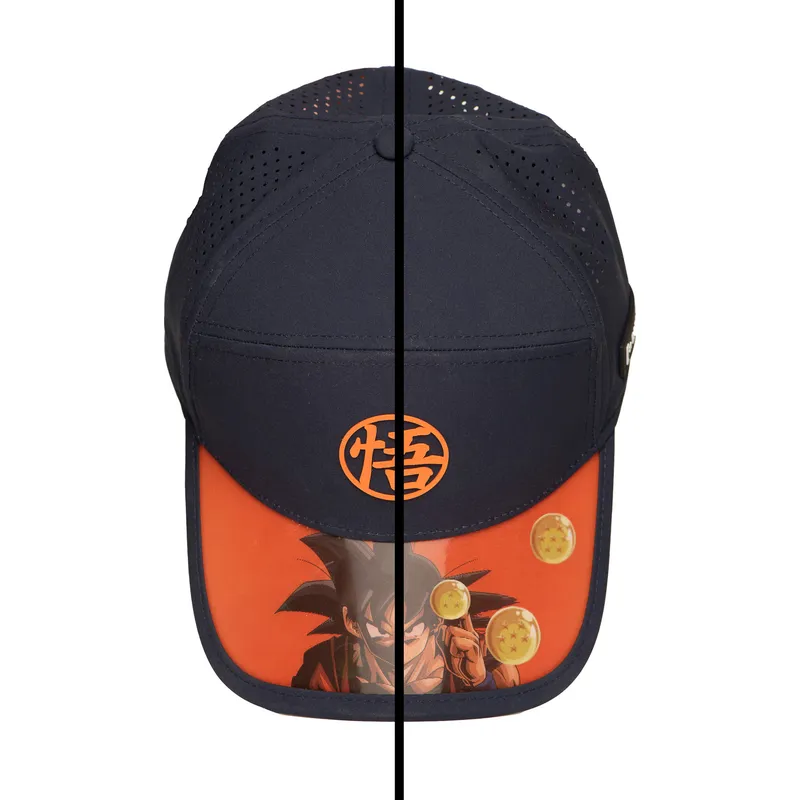 Capslab Curved Brim Son Goku DBZ10 GOK Dragon Ball Navy Blue Adjustable ...