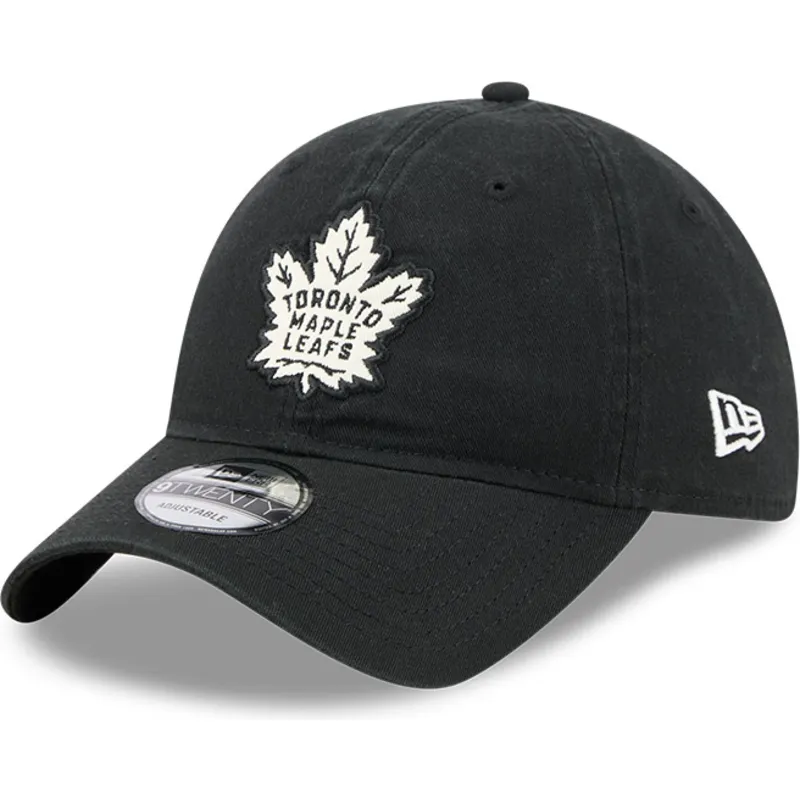 New Era Curved Brim 9TWENTY Stamp Toronto Maple Leafs NHL Black ...
