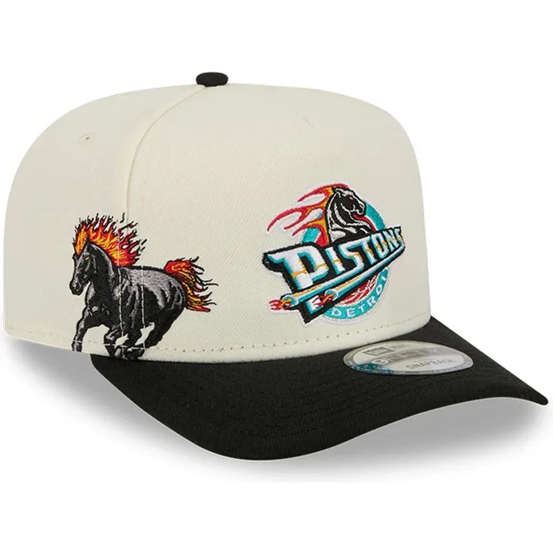 New Era Curved Brim 9FIFTY A Frame Precurved Hardwood Classics Detroit ...